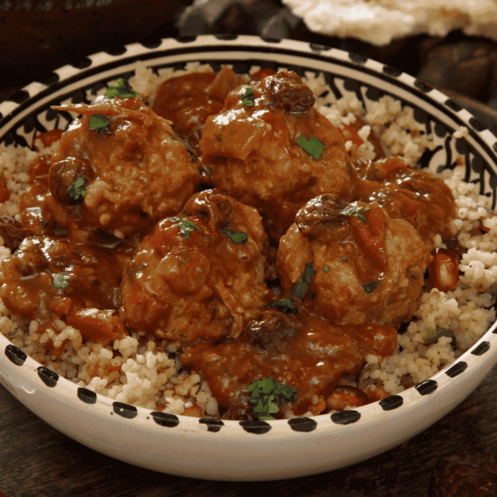 Moroccan Kefta (Spiced Meatballs) | DelishGlobe