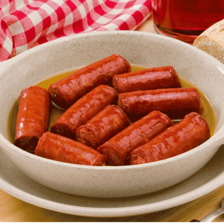 Spanish Chistorra (Spicy Sausage) | DelishGlobe