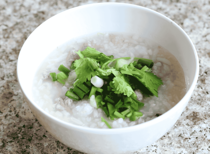 Khao Tom (Thai Rice Soup) | DelishGlobe