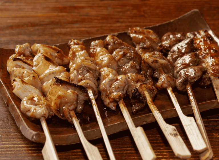 Japanese Yakitori (Grilled Chicken Skewers) | DelishGlobe