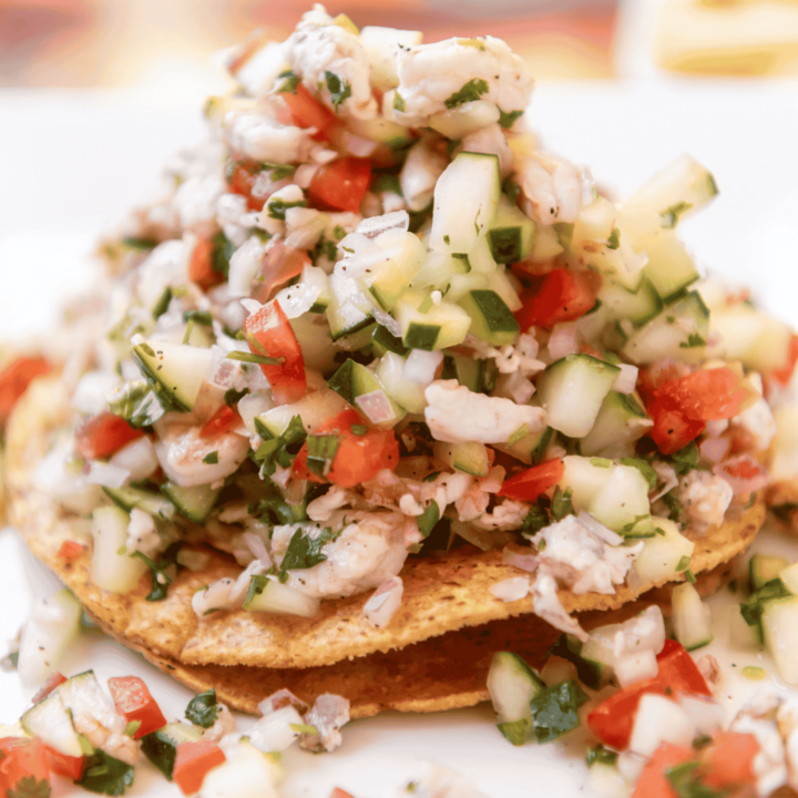 Mexican Ceviche (Citrus Marinated Seafood) | DelishGlobe