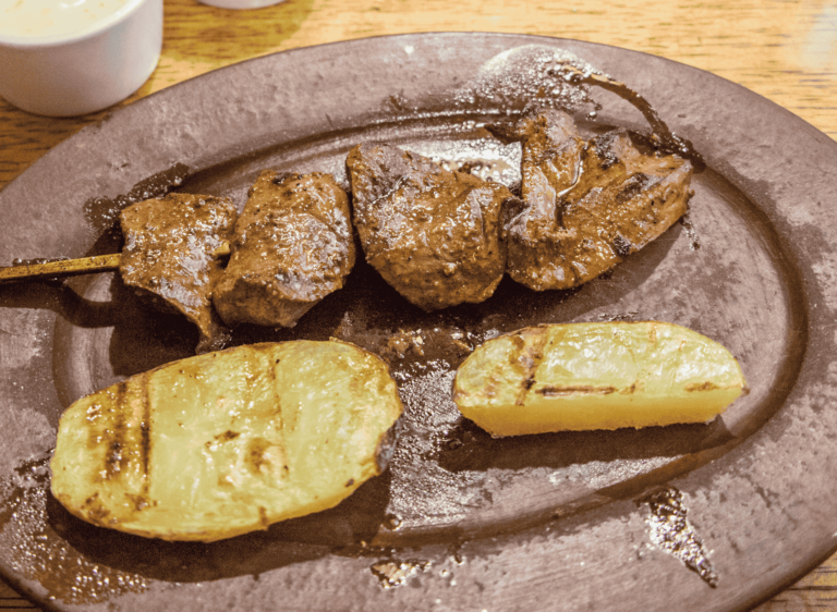 Peruvian Anticuchos (Grilled Beef Heart Skewers) | DelishGlobe