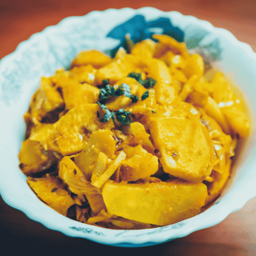 Nepali Aloo Tama (Potato & Bamboo Shoot Curry) | DelishGlobe