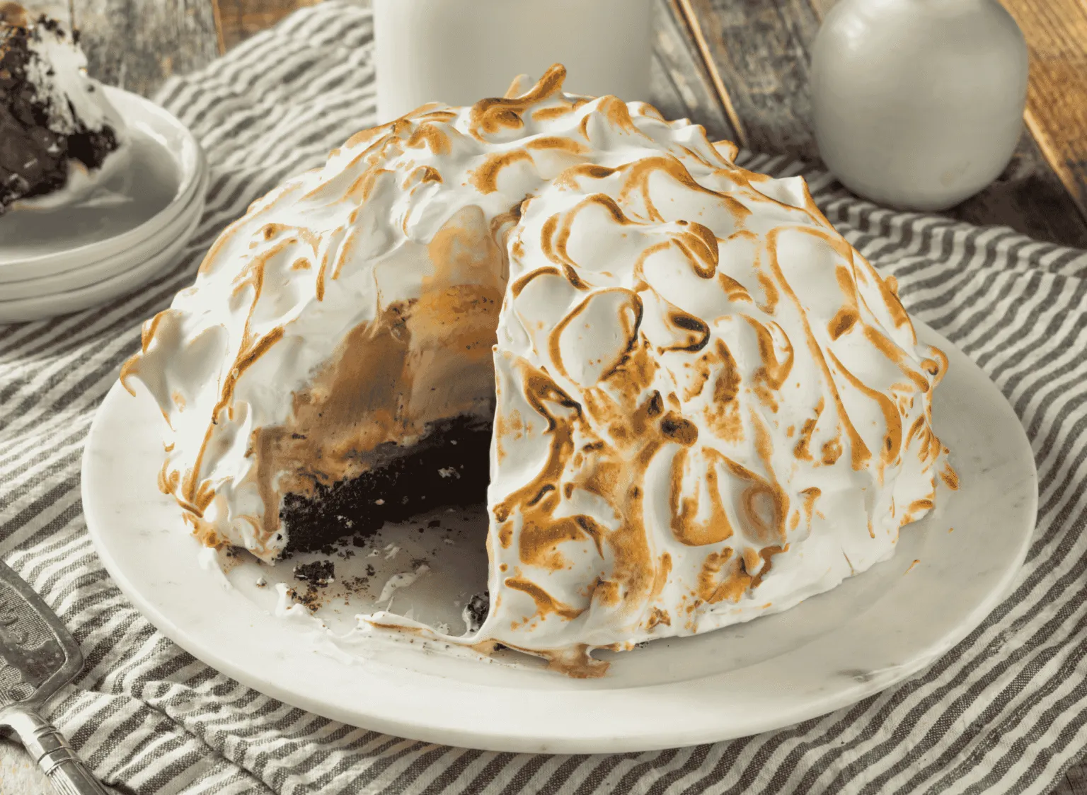 Baked Alaska (Meringue Covered Ice Cream Dessert) | DelishGlobe