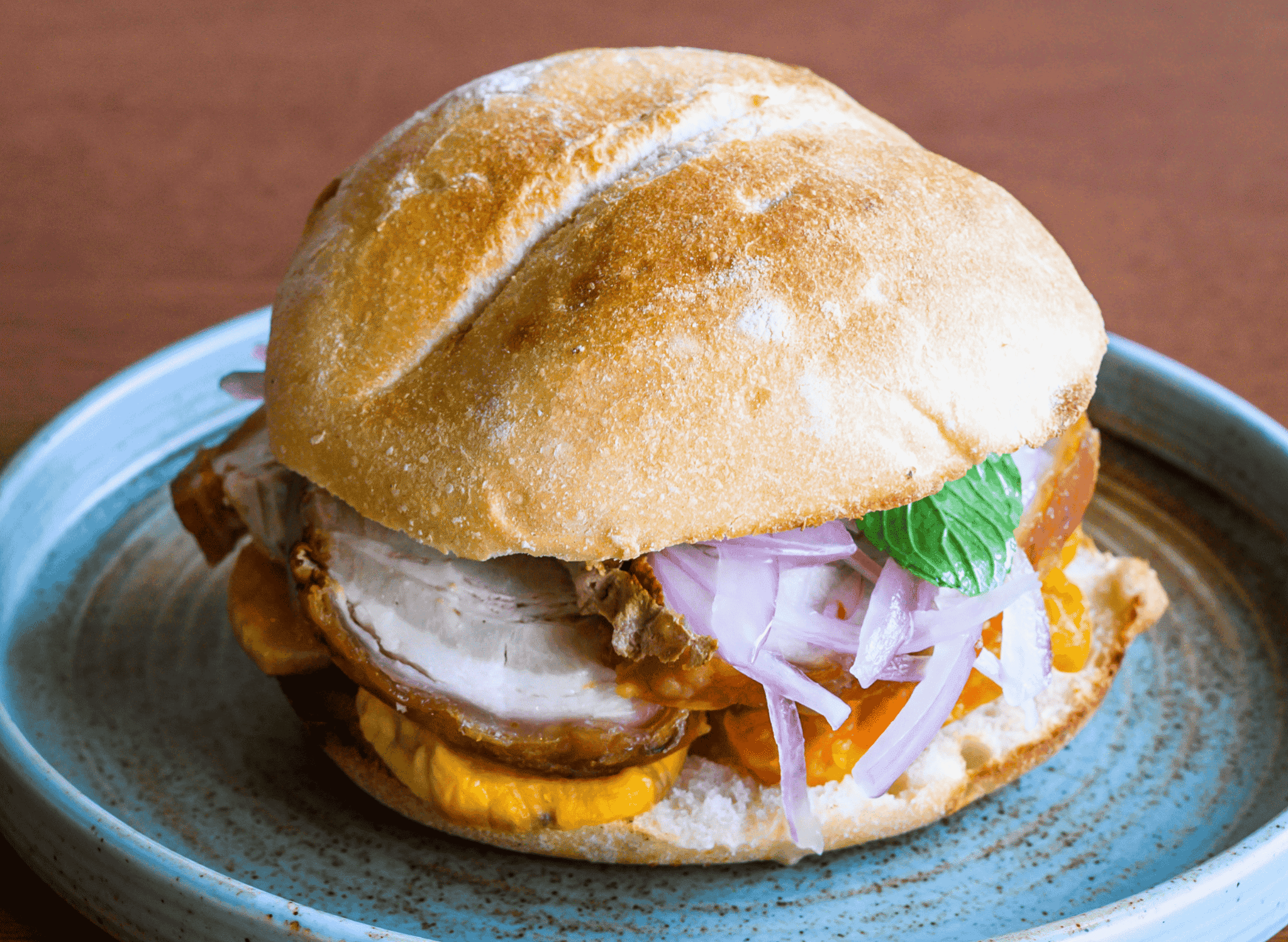 Pan Con Chicharrón (Peruvian Pork Sandwich) | DelishGlobe