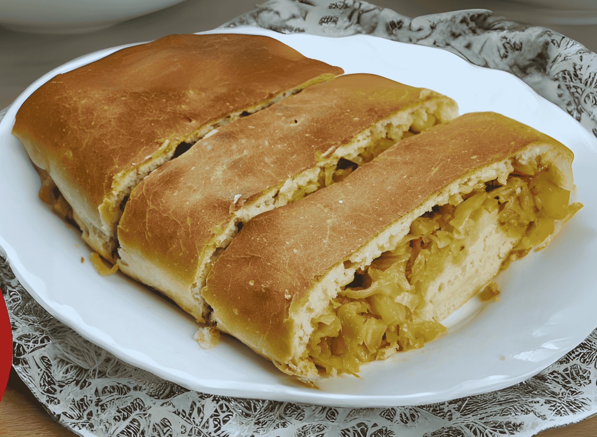 Bedfordshire Clanger (Caramelised Onion Pastry) | DelishGlobe