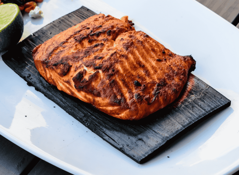 Cedar Planked Salmon (Grilled Fish) | DelishGlobe