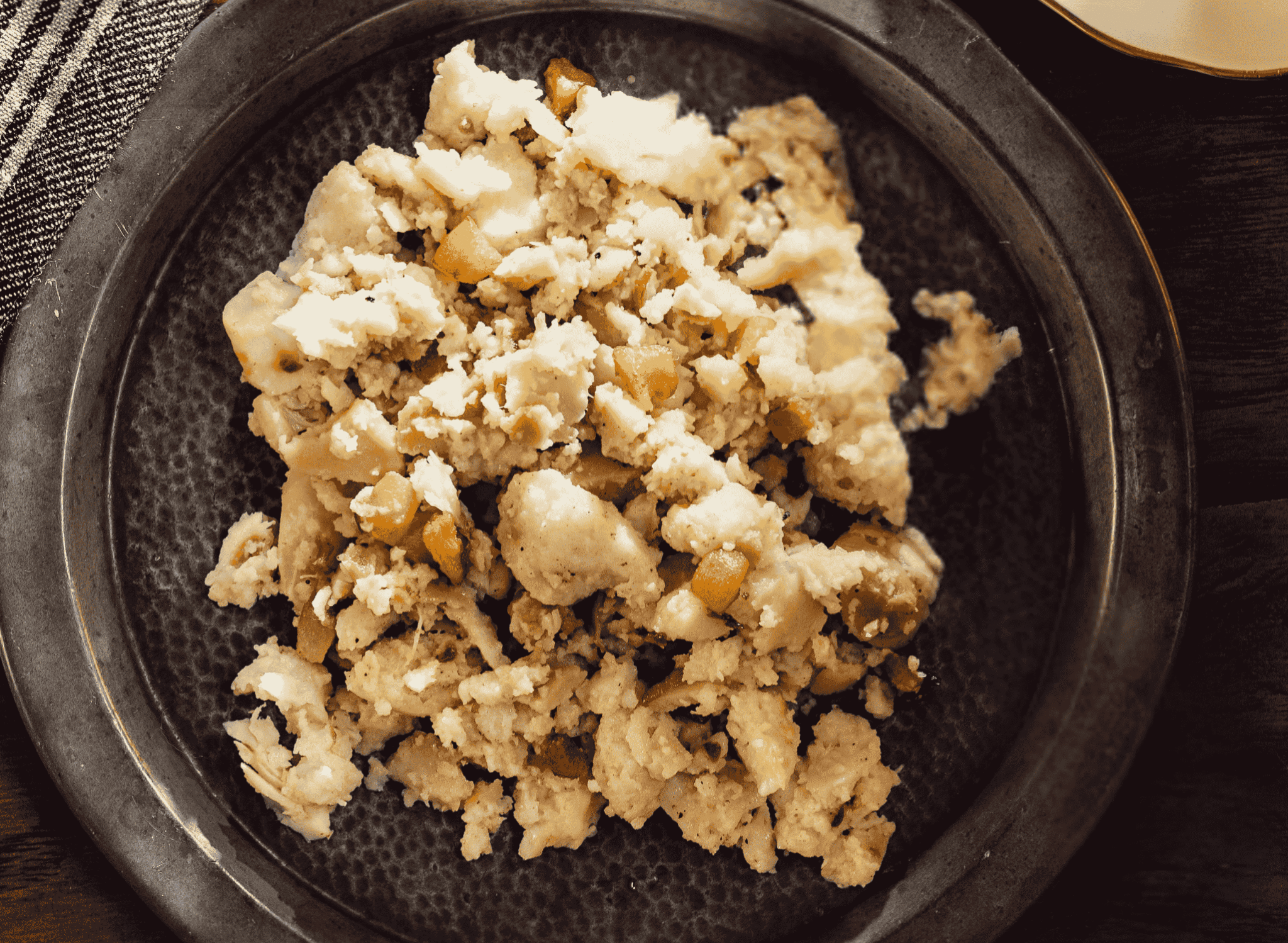 Canadian Fish and Brewis (Salt Fish and Bread) | DelishGlobe