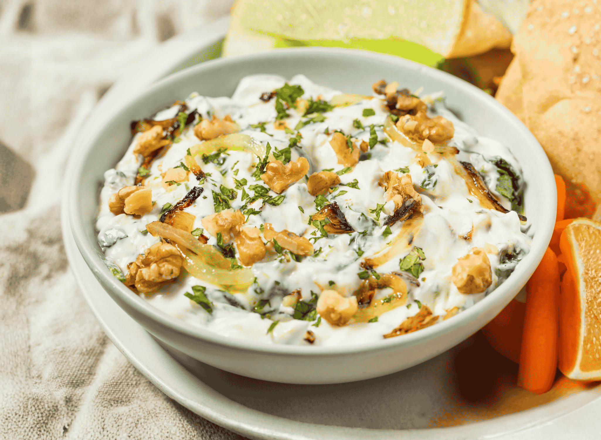 Borani Bademjan (Yogurt Eggplant Dip) | DelishGlobe
